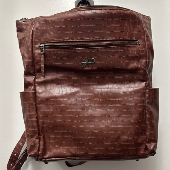 Freshly Picked | Bags | Freshly Picked Brown Croc Backpack | Poshmark